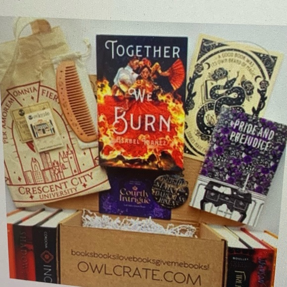Owlcrate | Accents | Together We Burn Isabel Ibanez Signed Complete ...